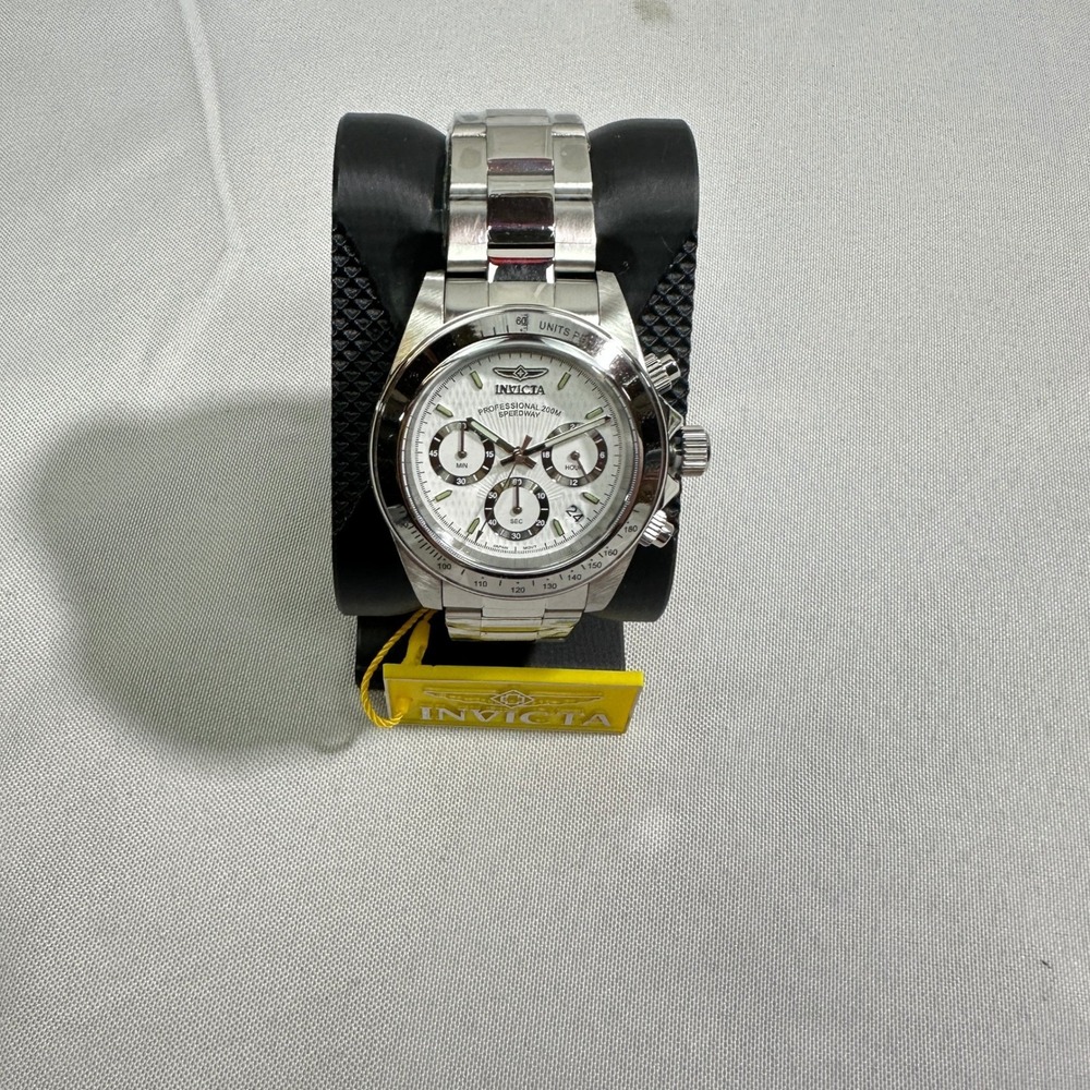 Invicta | Accessories | Nwt Invicta Speedway 921 Watch Mens Silver ...